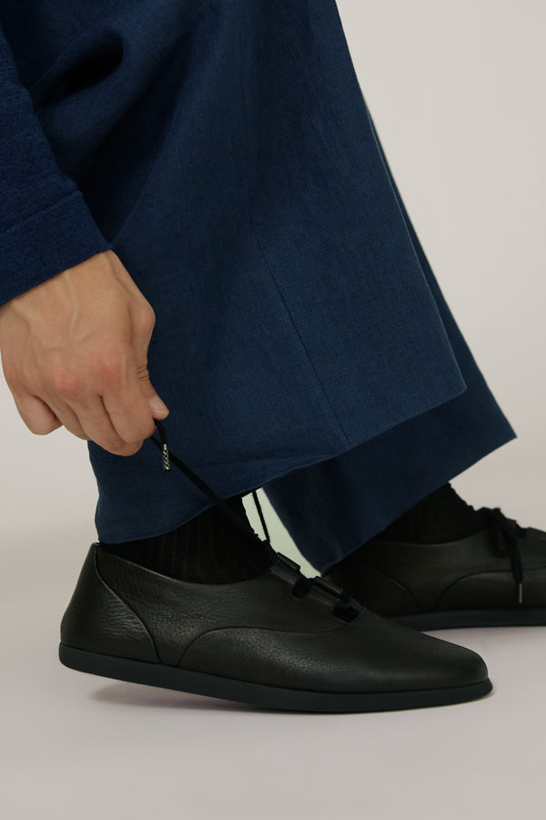 Open Lace (Black Leather) - Stoffa